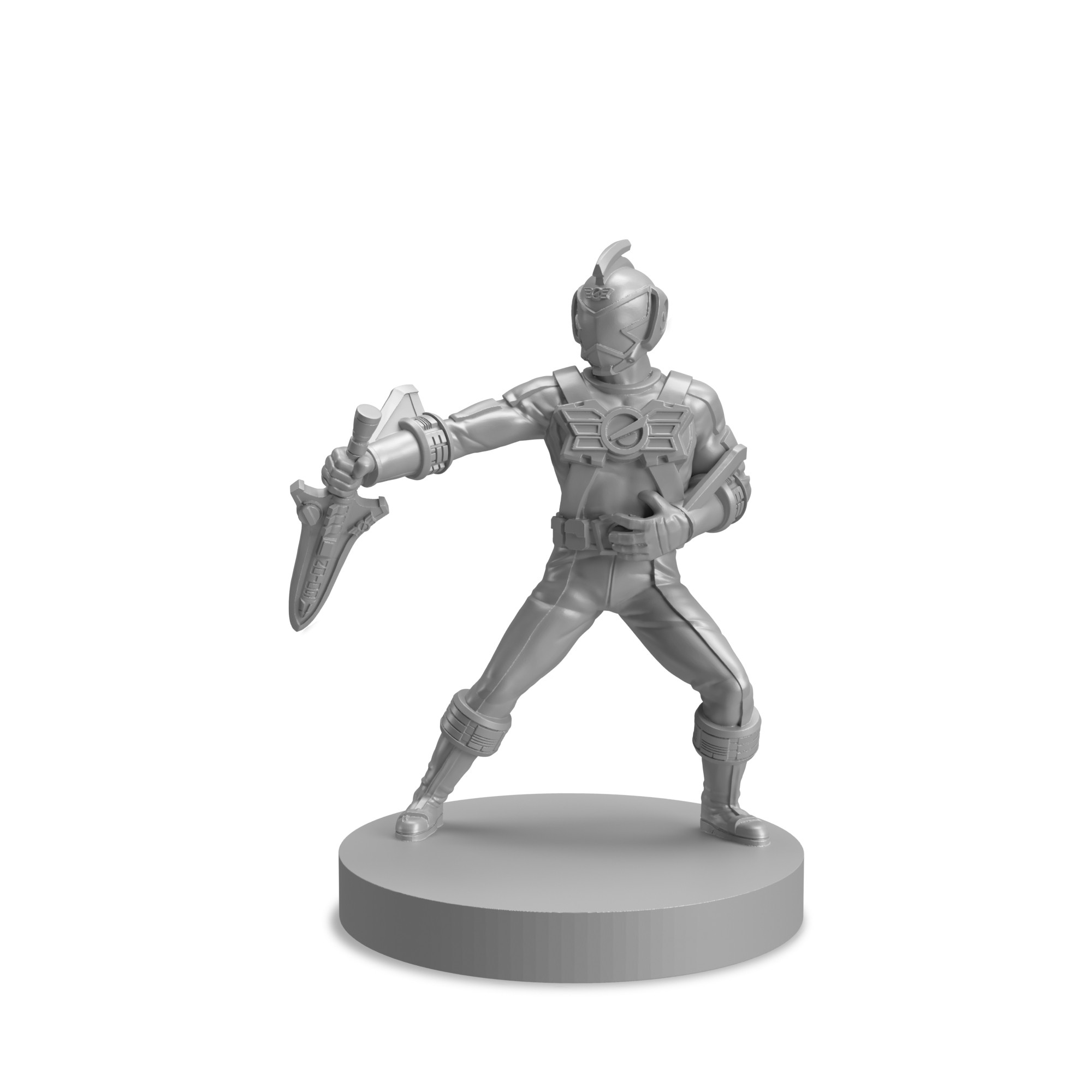 STL Power Rangers RPM Gold Ranger Mini - Renegade Game Studios - EU