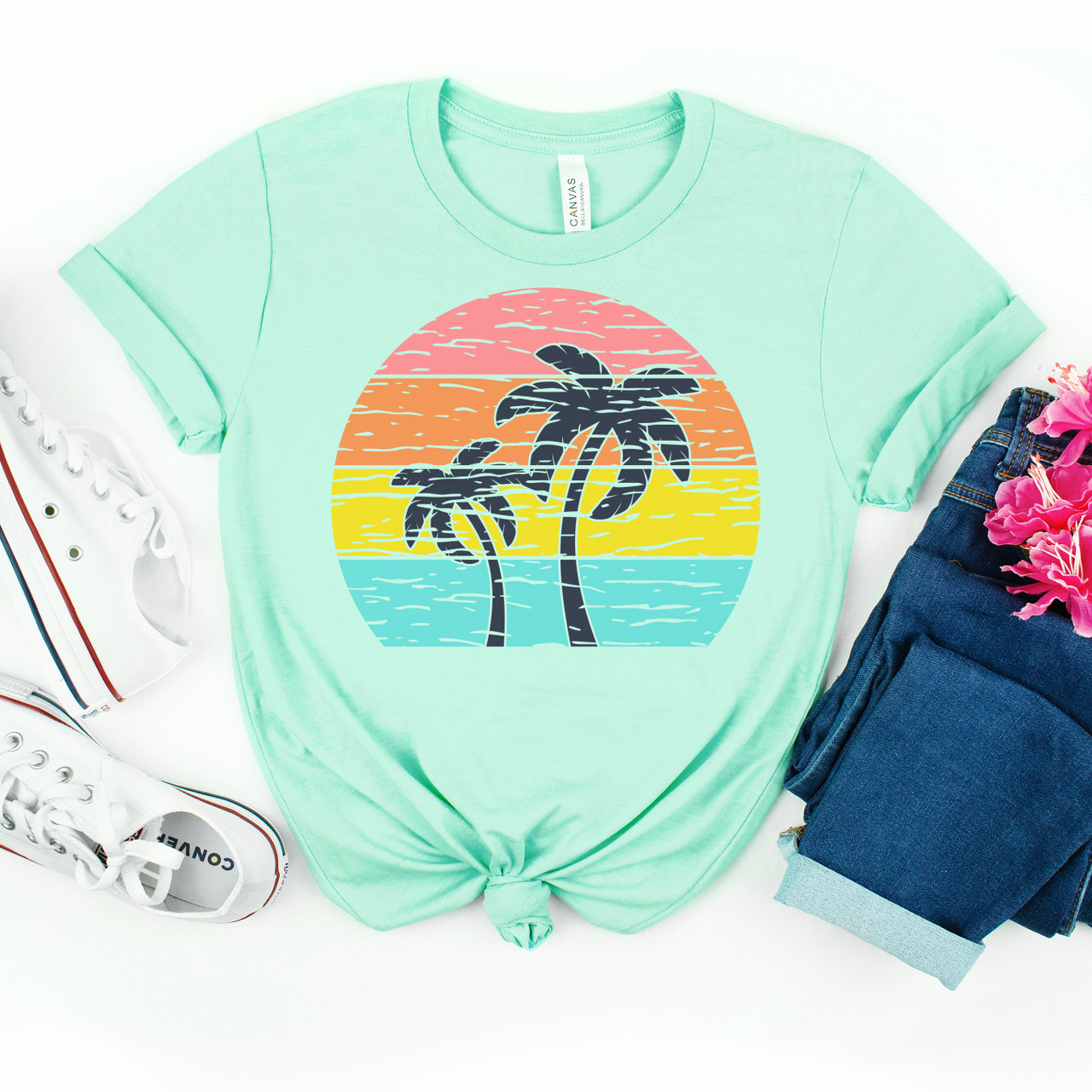Tropical Sunset Tee - Simply Tees