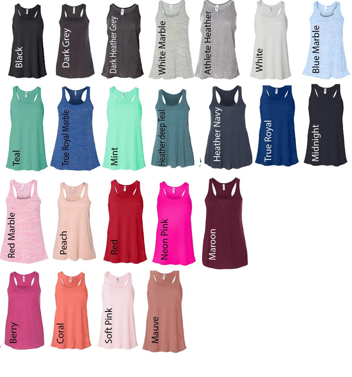 Bella Flowy Tank - Simply Tees