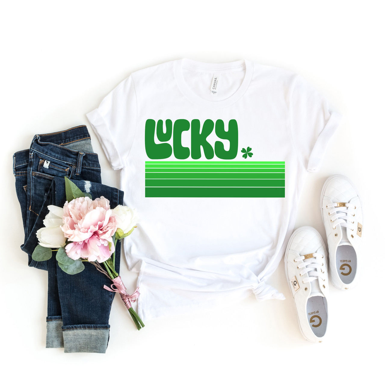 Retro Lucky Tee - Simply Tees