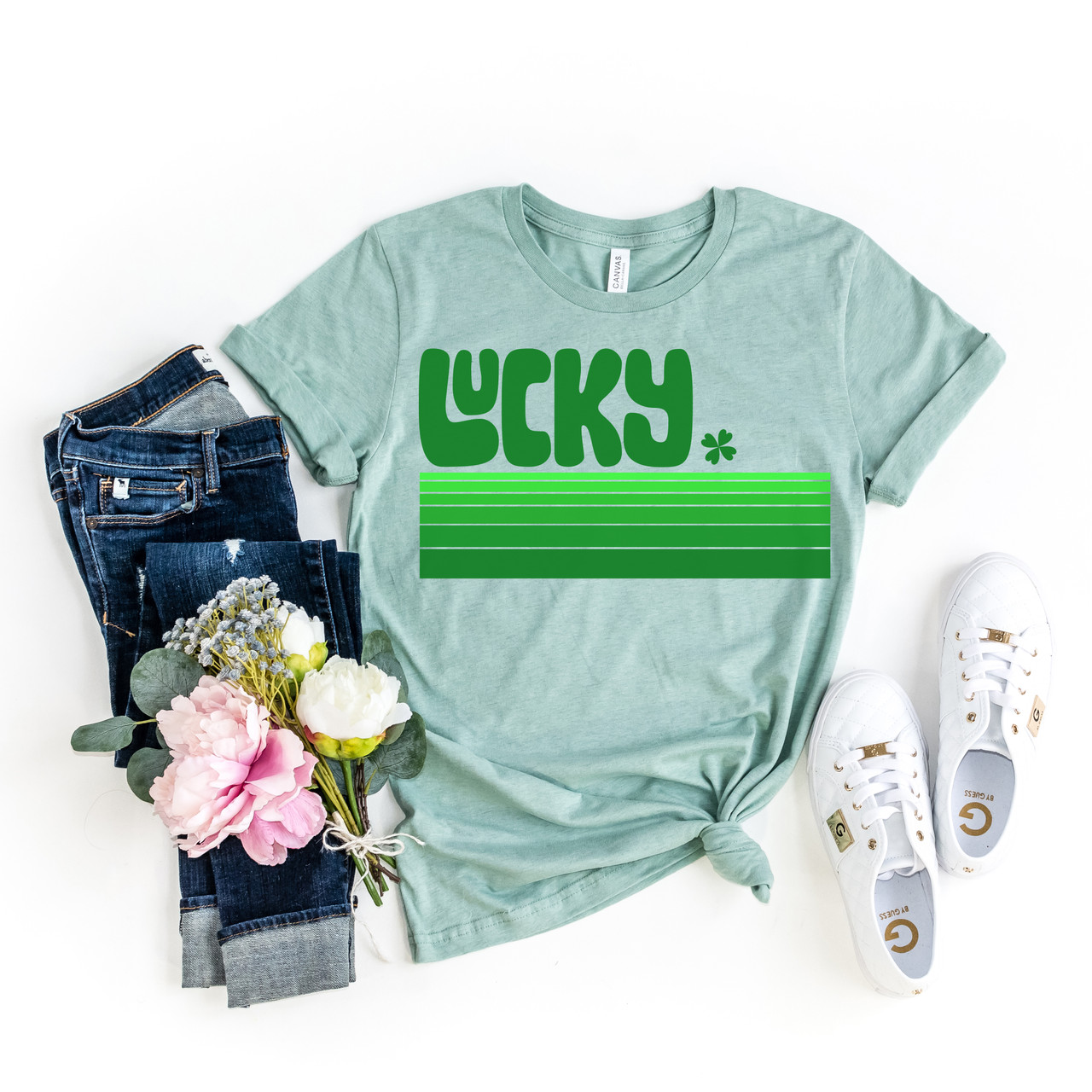 Retro Lucky Tee - Simply Tees