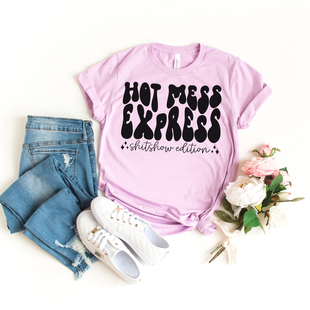 Hot Mess Express Edition Tee Black Ink - Simply Tees