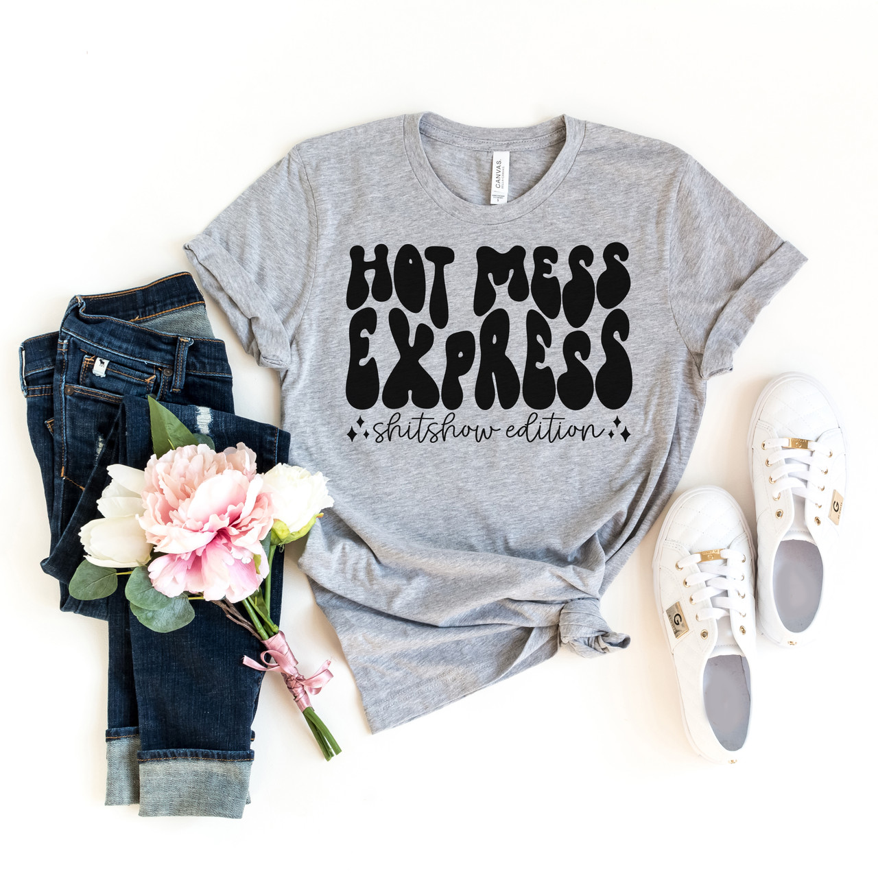 Hot Mess Express Edition Tee Black Ink - Simply Tees