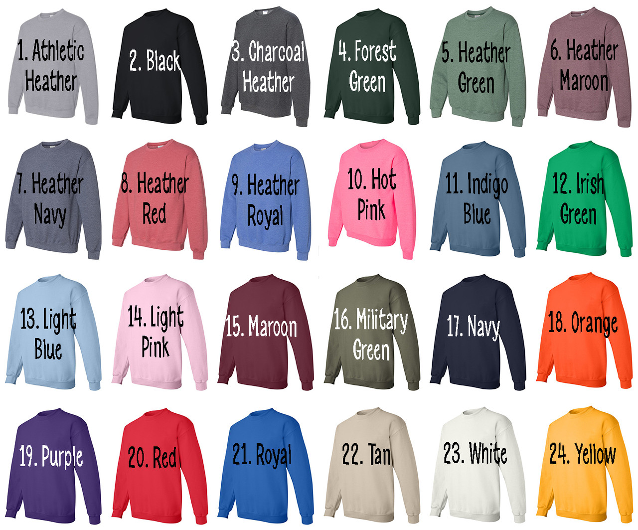 Custom Team Sweatshirt Black Ink - Simply Tees