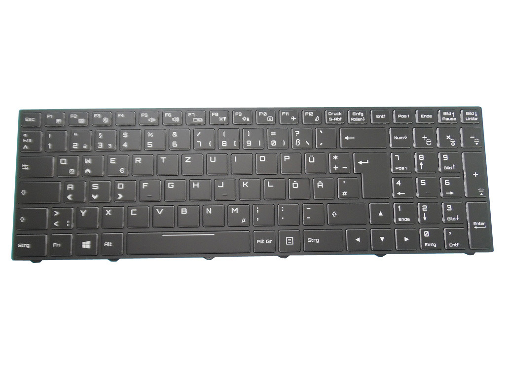 Laptop Keyboard For ONE K56-7P Germany GR With Backlit Black New ...