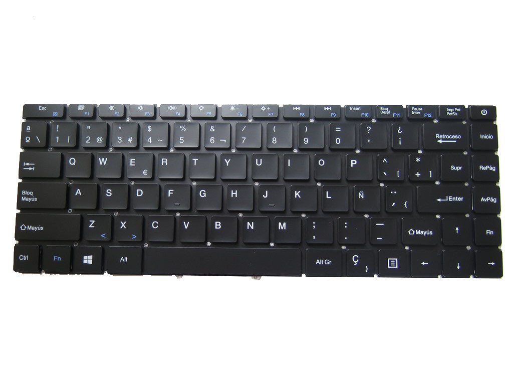 Laptop Keyboard For HAIER XR140-U Without Frame Black Spanish SP ...