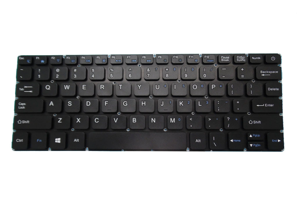 Laptop Keyboard For HAIER HR-C1162 Without Frame Black United States US ...