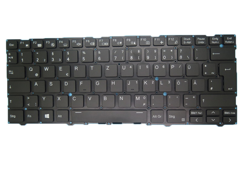 Laptop Keyboard For Terra Mobile 1470 German GR With Black Frame ...