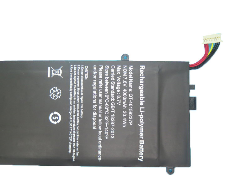 Laptop Battery For DICLE cilckbook D15 D15E D17 QT-40159237P 7.6V ...