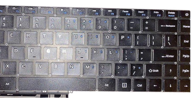 Laptop No Backlit Keyboard For MB3181017 XK-HS305 English US Black NO ...