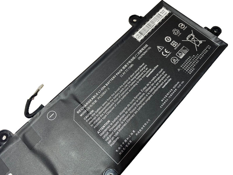 Laptop Battery For CLEVO PC50 PC50DN2 PC70 PC50BAT-3 6-87-PC50S-72A02 ...