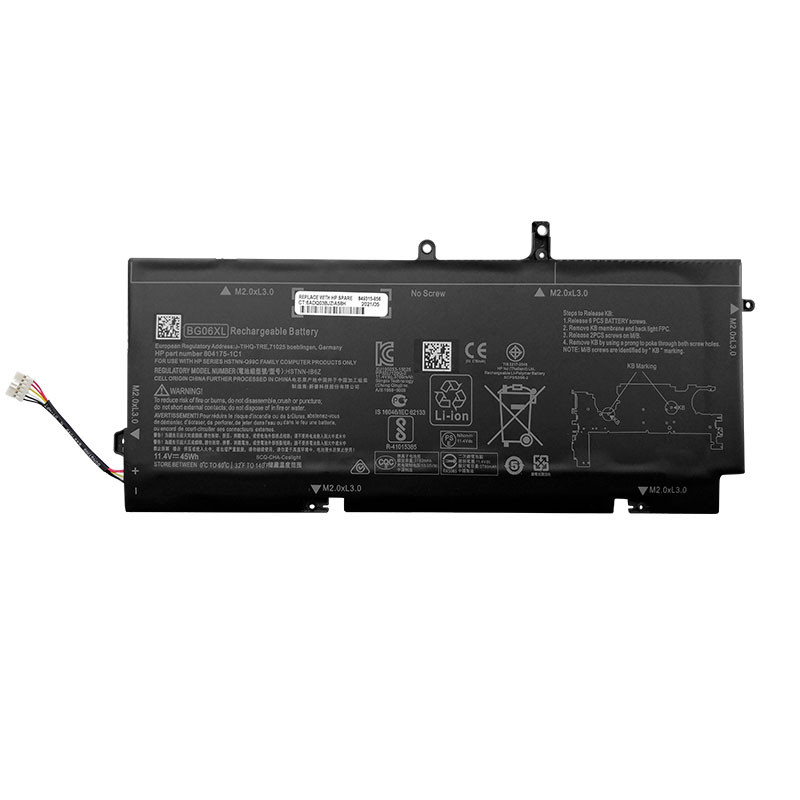 Laptop Battery For HP EliteBook 1040 G3 805096-005 804175-1C1 11.4V ...