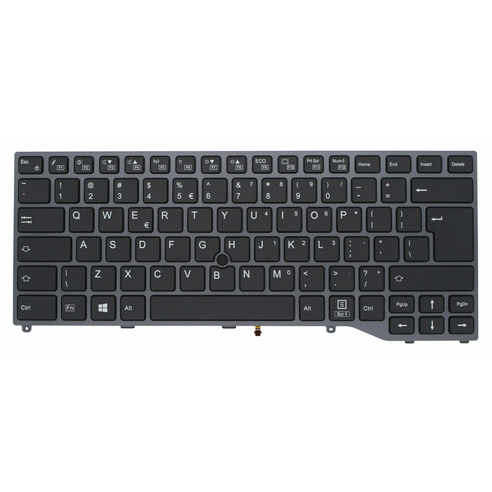 Laptop Keyboard For Fujitsu LifeBook Q738 Q739 International English UI ...