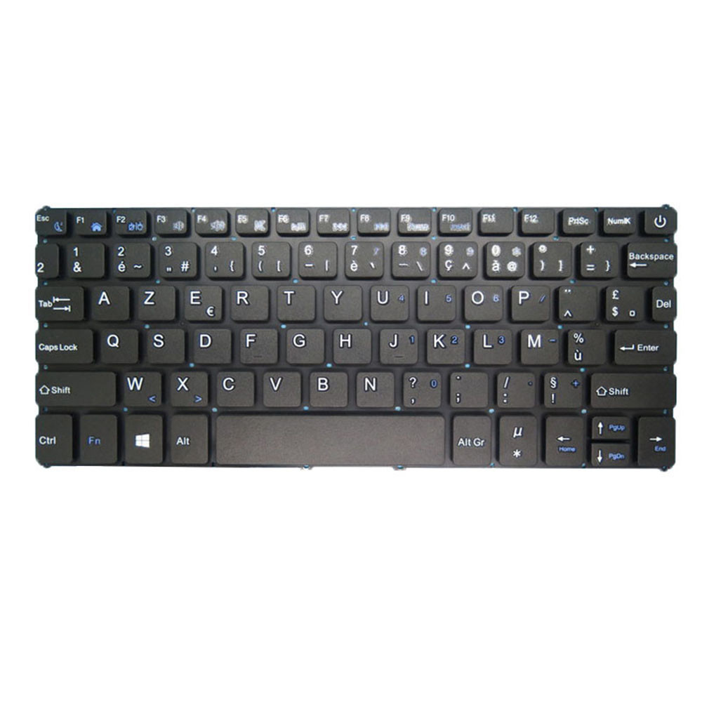 Laptop Keyboard For Thomson THBK2-10.32CTW France FR Black Without ...