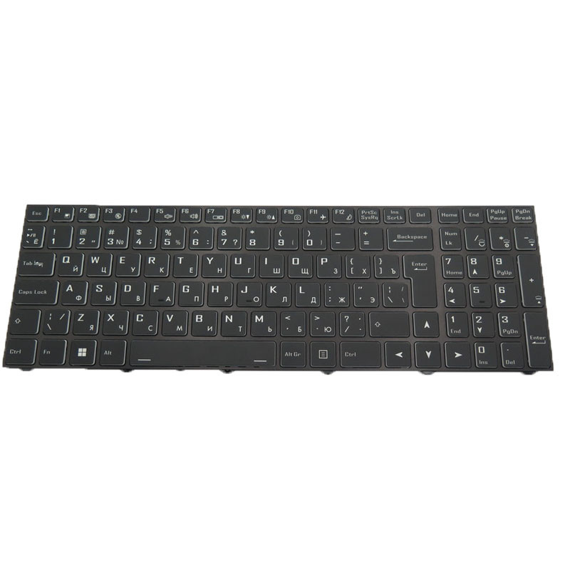 Laptop Colourful Backlit Keyboard For CLEVO V150PNH V150PNJ V150PNK ...