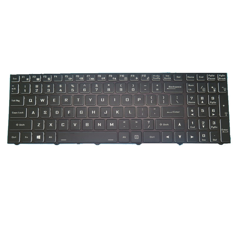 Laptop Keyboard For Hyperbook NV7 United States US With Frame With ...