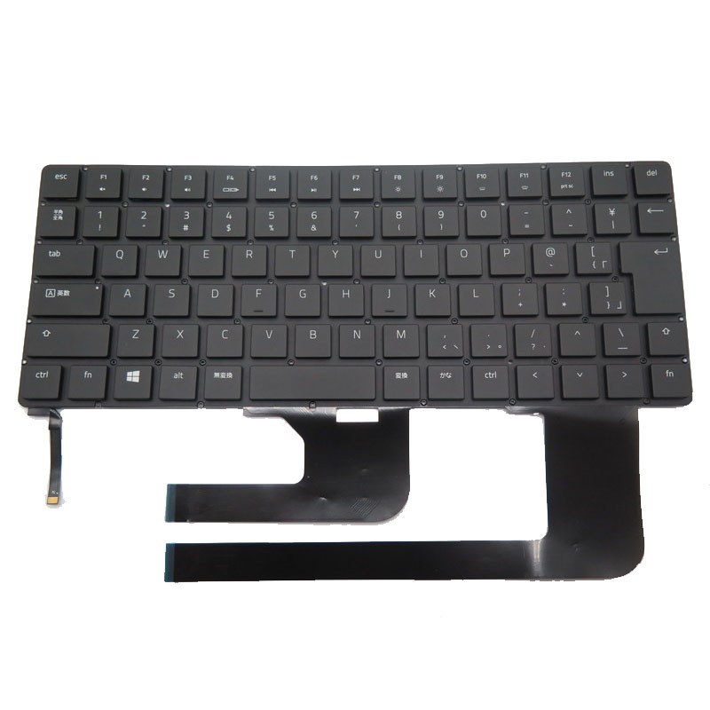 Laptop Keyboard For RAZER 12462262-00 2B-BBW39R100 NBLBW Japanese JP ...