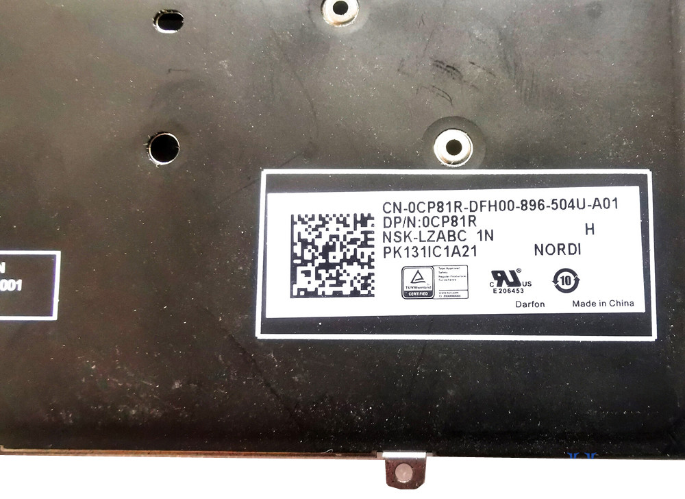 Laptop Keyboard For DELL Latitude 13 7370 E7370 0CP81R CP81R NSK-LZABC ...