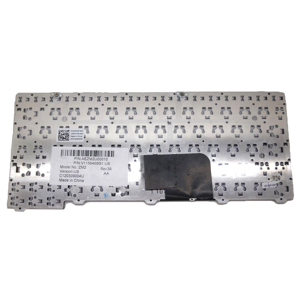 Laptop Keyboard For DELL Latitude 2110 Nordic NE V115646BK1 05P5MD ...