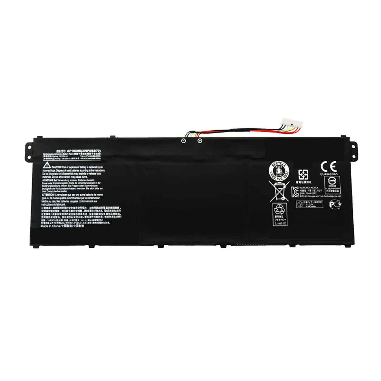 Laptop Battery For ACER Aspire 7 A715-42G AP18C8K 11.25V 4471mAh 50.29Wh New - Linda parts
