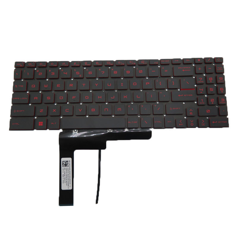 Laptop Monochrome Backlit Keyboard For MSI Katana 15-B12U Katana 15 ...