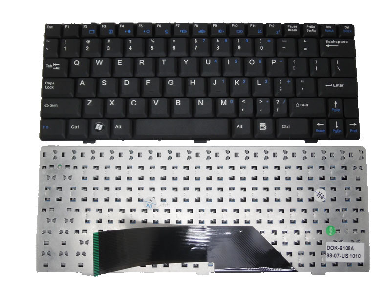 Laptop Keyboard For Advan Vanbook P1N-46120S Black United States US ...