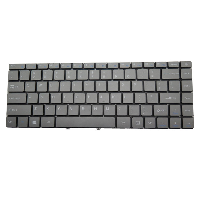 Laptop Keyboard For Hyundai HTLB13INA58Z1EG English US Gray New - Linda ...