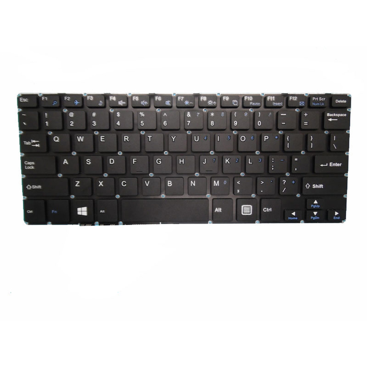Laptop Keyboard For DIGMA EVE 11 C421Y ES1067EW black without Frame New ...