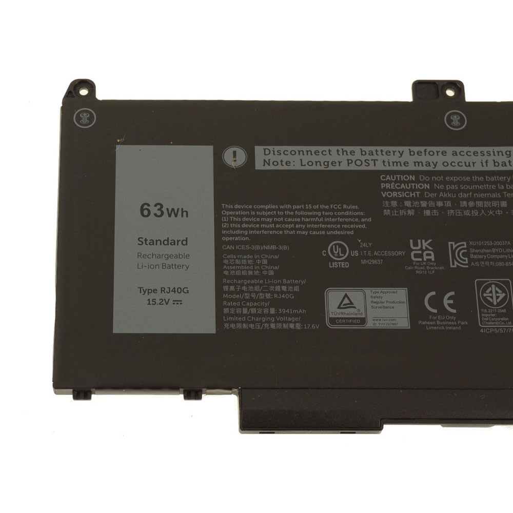 Laptop Battery For DELL Latitude 5420 5520 Precision 3560 RJ40G ...