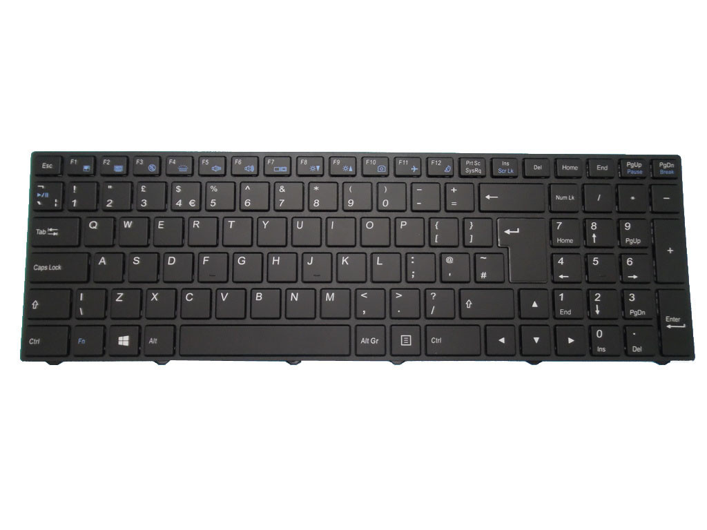 Laptop With White Backlit Keyboard For CLEVO NB50TJ1 NB55TJ1 NB60TJ1 ...