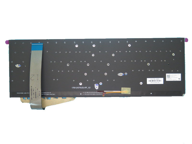 Laptop Keyboard For ASUS K570 K570DD K570UD K570ZD Without Frame Black With Backlight United ...