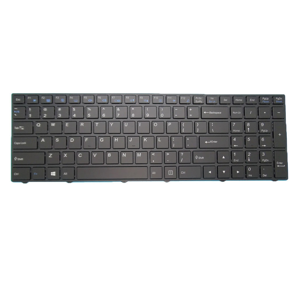 Laptop Keyboard For Sager NP3950 NB50TZ English US Black With Backlit ...