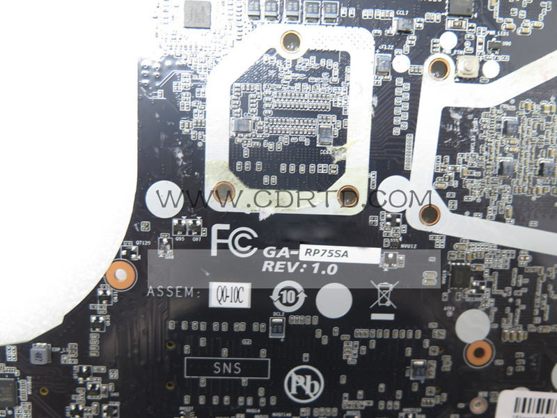 Laptop Motherboard For Gigabyte For AERO 15 OLED RP75 GA-RP75SA New ...