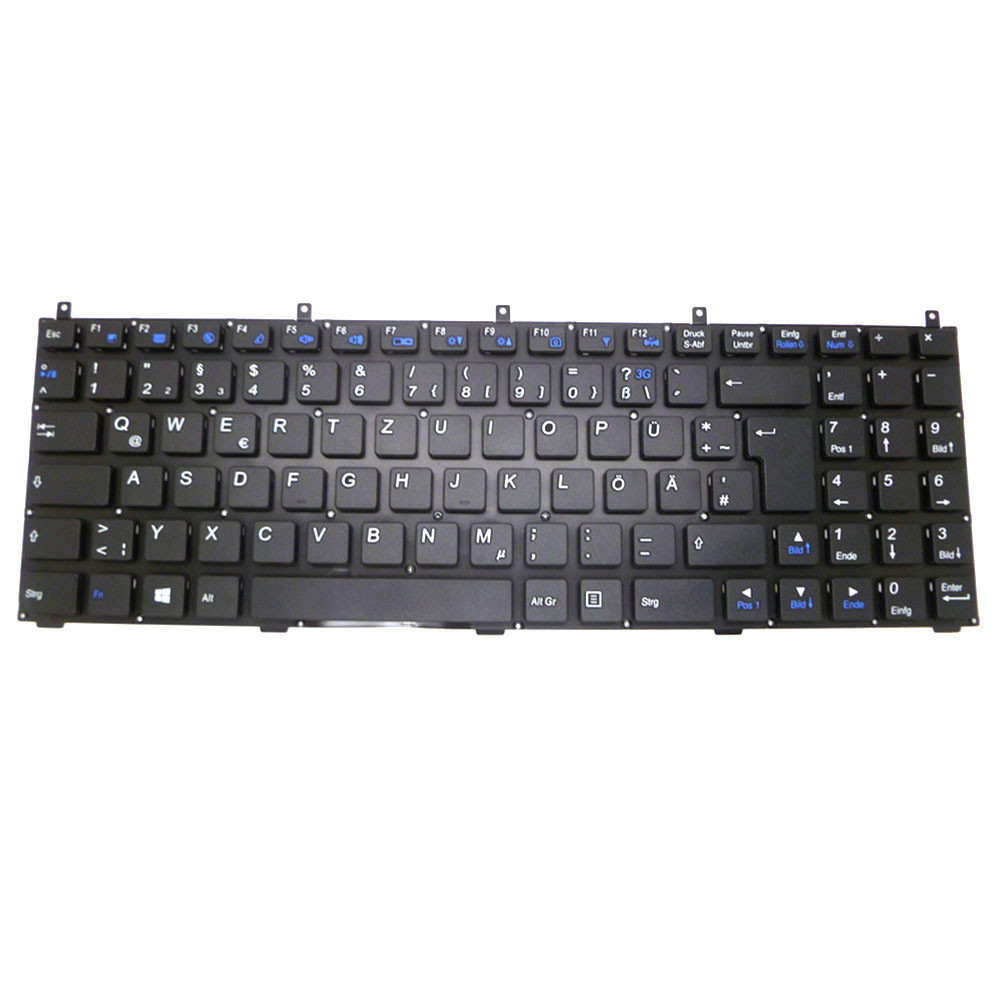 Laptop Keyboard For PCSpecialist Voyager 17.3 W270EUQ German GR Black ...
