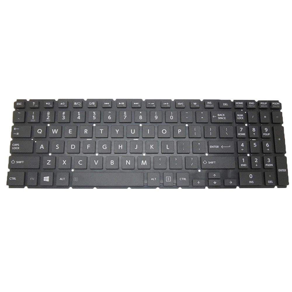 Laptop Keyboard For Toshiba Satellite P50DT-C English US Black Without ...