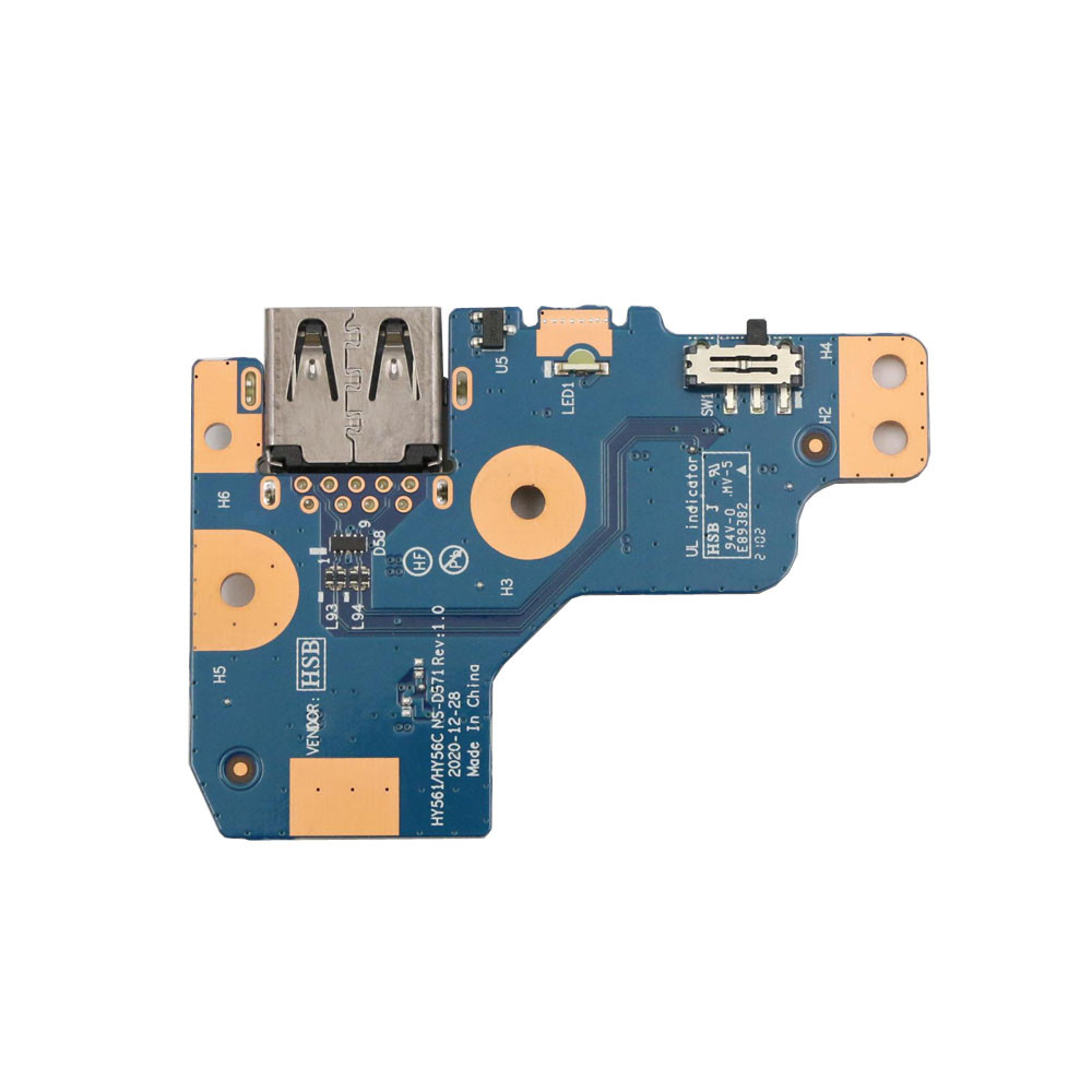 Laptop USB Board For Lenovo Legion 5-15ACH6H 82JU 5C50S25197 NS-D571 ...