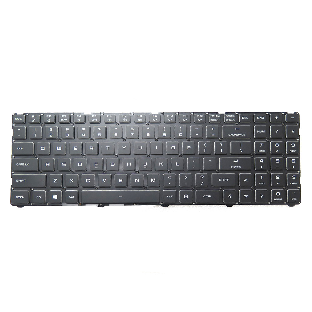Laptop Keyboard For MaiBenBen X558 English US Black Without Frame With ...