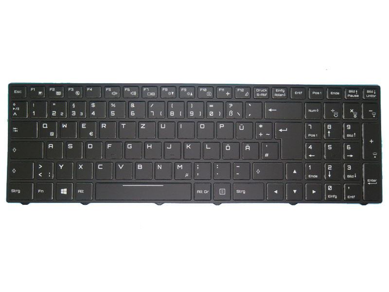 Laptop Keyboard For Hyrican Striker 1574 NOT01574 German GR With Frame ...