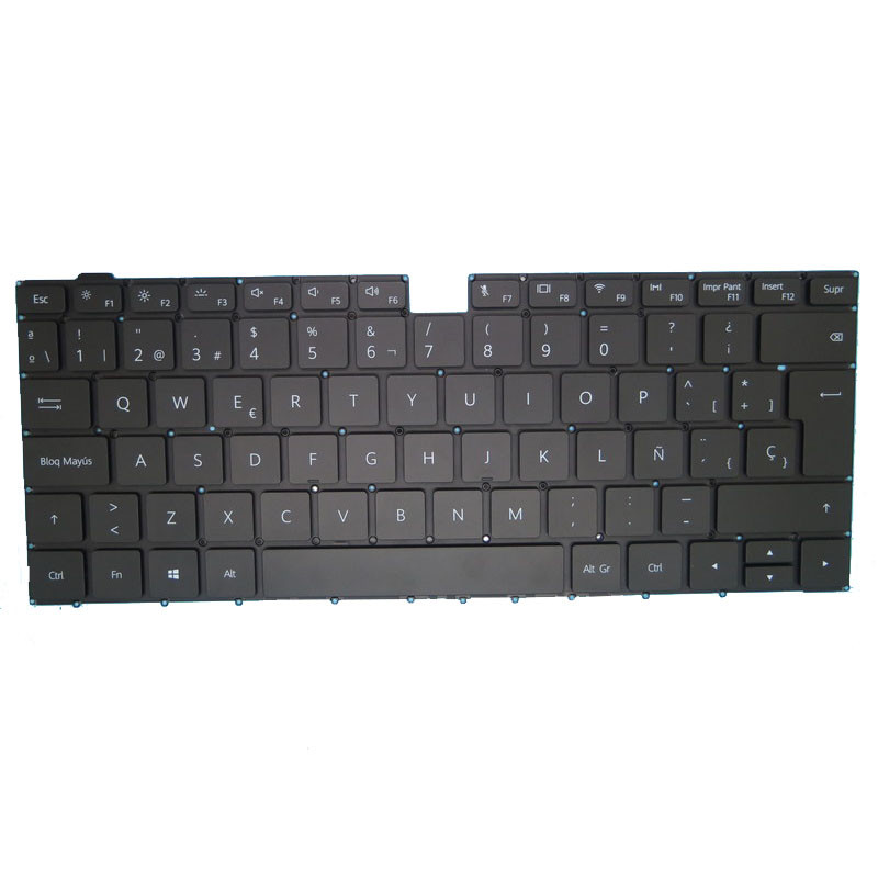 Laptop Keyboard For Honor MagicBook X15 BBR-WA19 Black Spanish SP With ...