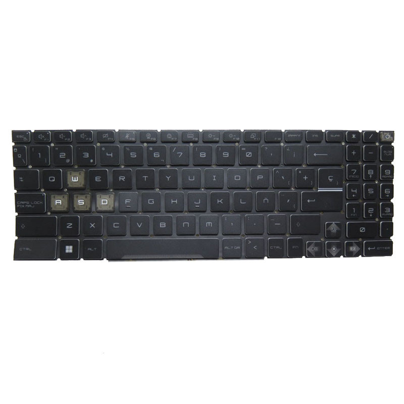 Blue Laptop Monochrome Backlit Keyboard For MSI GE78 HX 13V 13VI 13VH ...