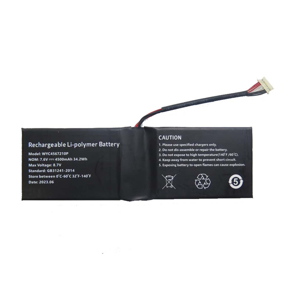 Laptop Battery For WYC4567210P 7.6V 4500MAH 34.2WH - Linda parts