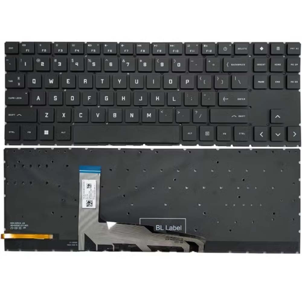 Laptop KeyBoard For HP OMEN 15-en000 M46182-001 M00666-001 TPN-Q238 TPN ...