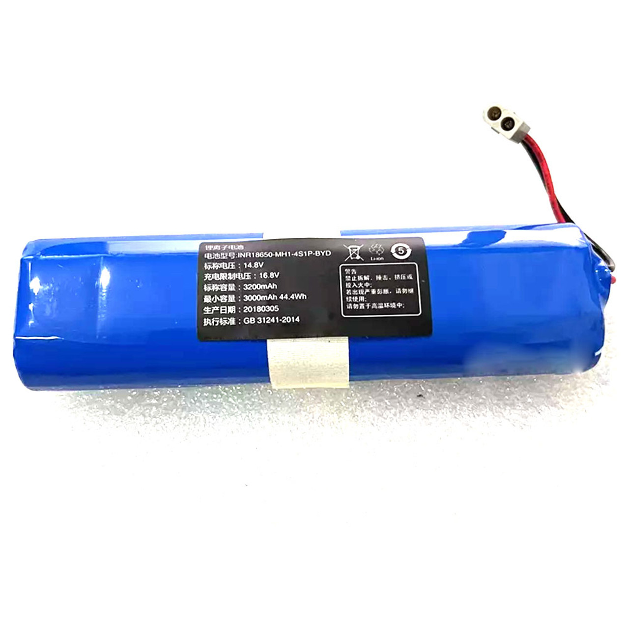 Battery INR18650-MH1-4S1P-BYD 14.8V 3000mAh 44.4Wh New - Linda parts