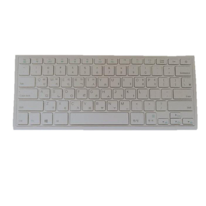 White Laptop Backlit Keyboard For 한성컴퓨터 For Hansung B35 English US ...
