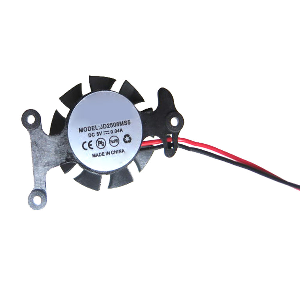 MINI PC Chassis Fan JD2508MS5 DC5V 0.04A 2PIN New - Linda parts