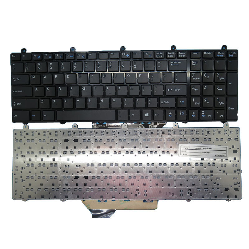 Laptop Keyboard For BTO 15M49 MS-16F3 United States US Black Frame New ...