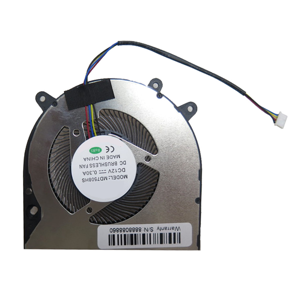 Cooling Fan MD7508HS DC12V 0.3A 4PIN New - Linda parts
