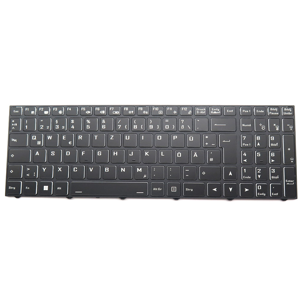 Laptop Keyboard For Paderbook CAD i96 16 Germany GR Black Without ...
