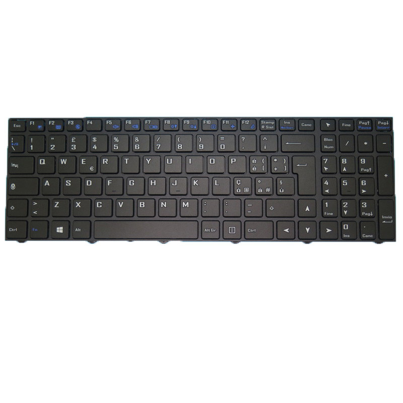 Laptop No Backlit Keyboard For CLEVO PD50SND PD50SND (-D)(-G) PD50SND-D ...