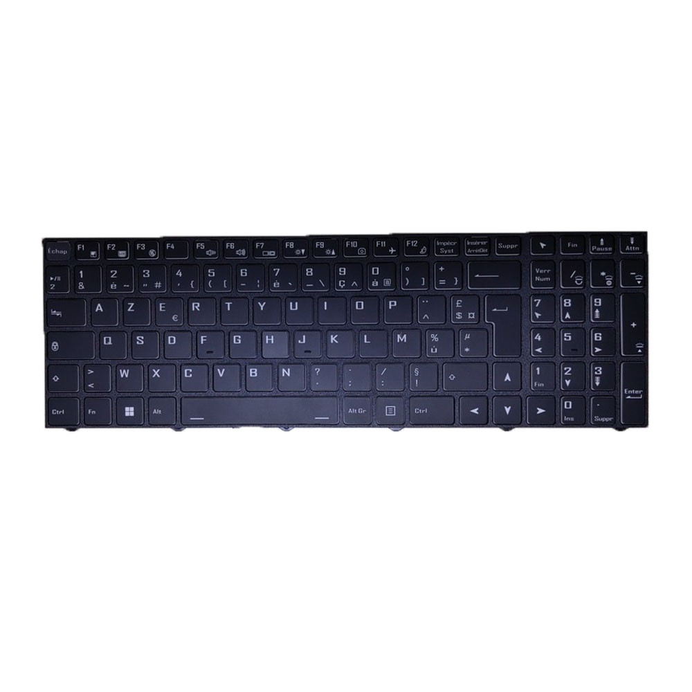 Laptop No Backlit Keyboard For CLEVO PD51PNP PD51PNP (-D)(-G) PD51PNP-D ...